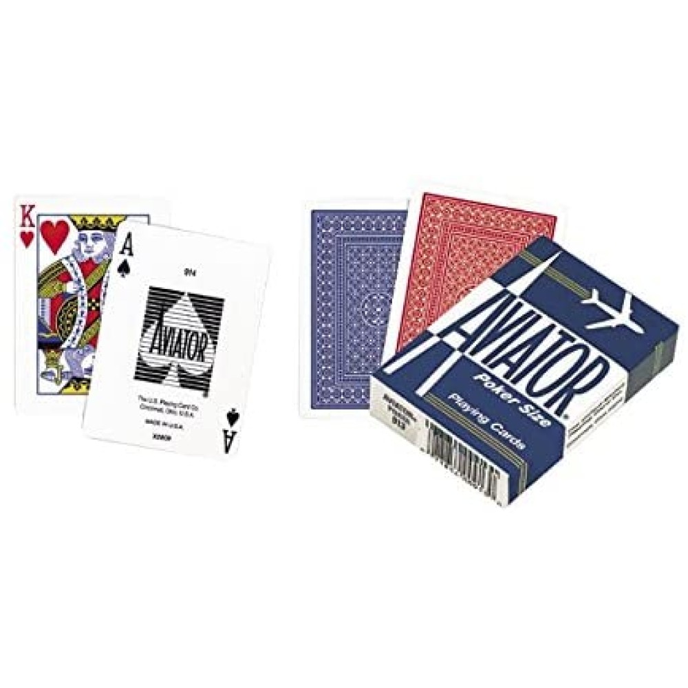 Poker Size Playing Cards Blue | Aviator - top quality Jordan