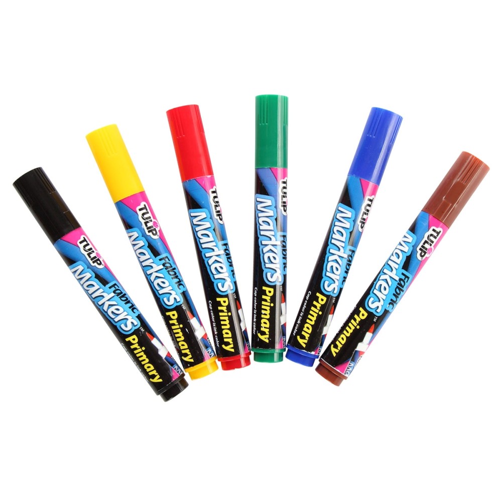 Fabric Markers Primary Set | Tulip - Best quality Amman