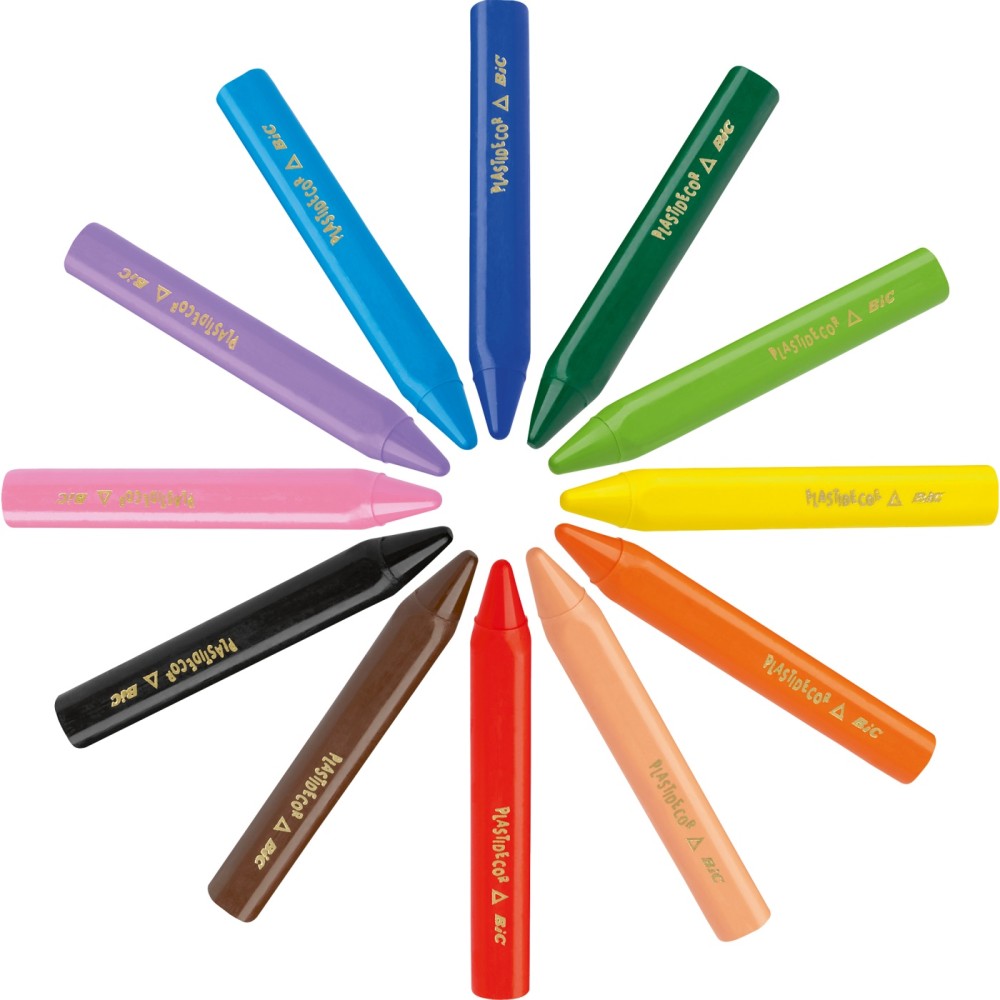 Kids Coloring Crayons Wide Set Of 12 | BIC - buy now